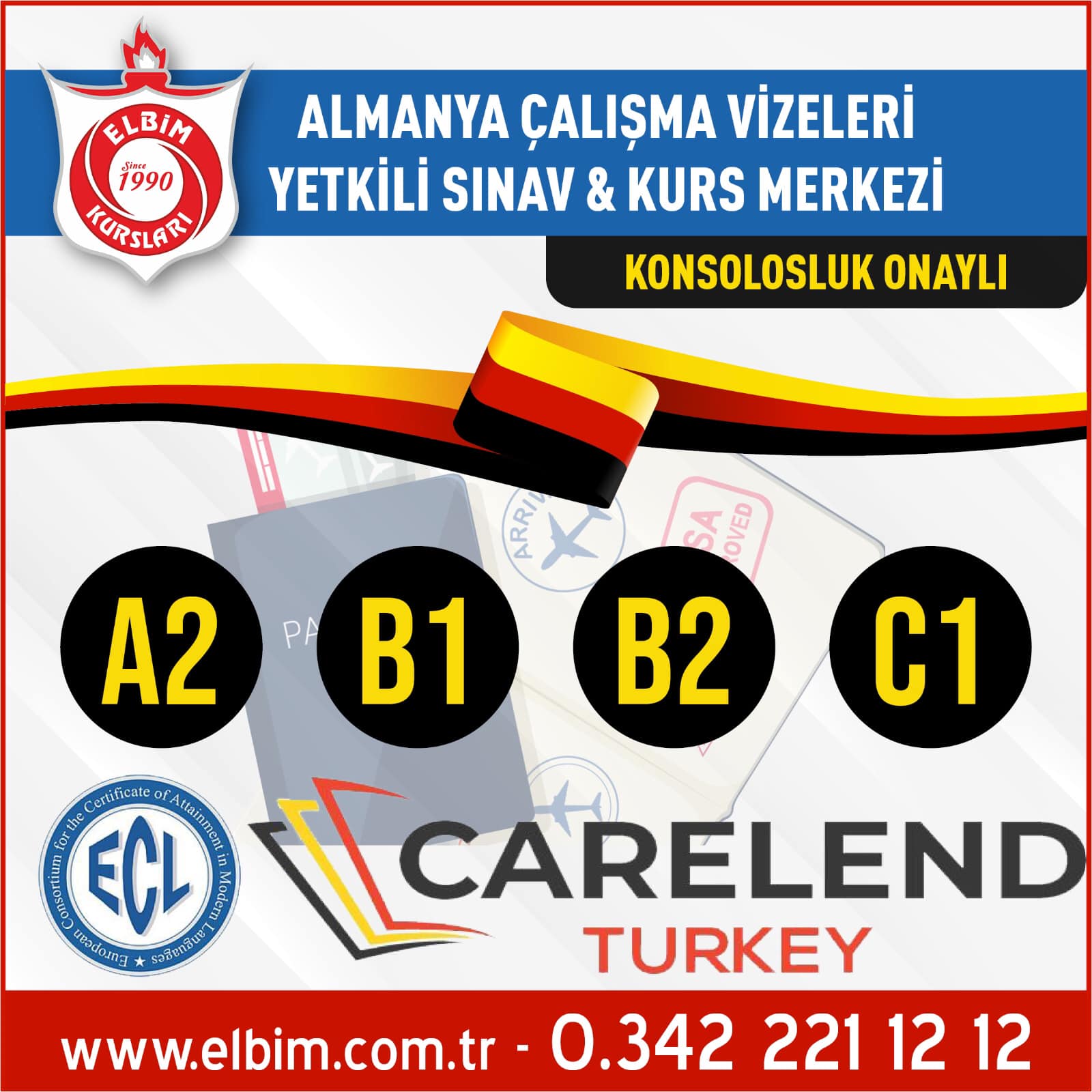 ALMANYA ÇALIŞMA VİZELERİ YETKİLİ SINAV & KURS MERKEZİ ELBİM...! - ELBİM ...